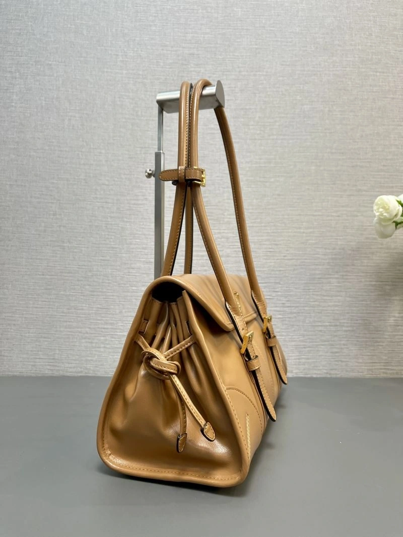 Brand-authenticated Prada Top Handle Bags