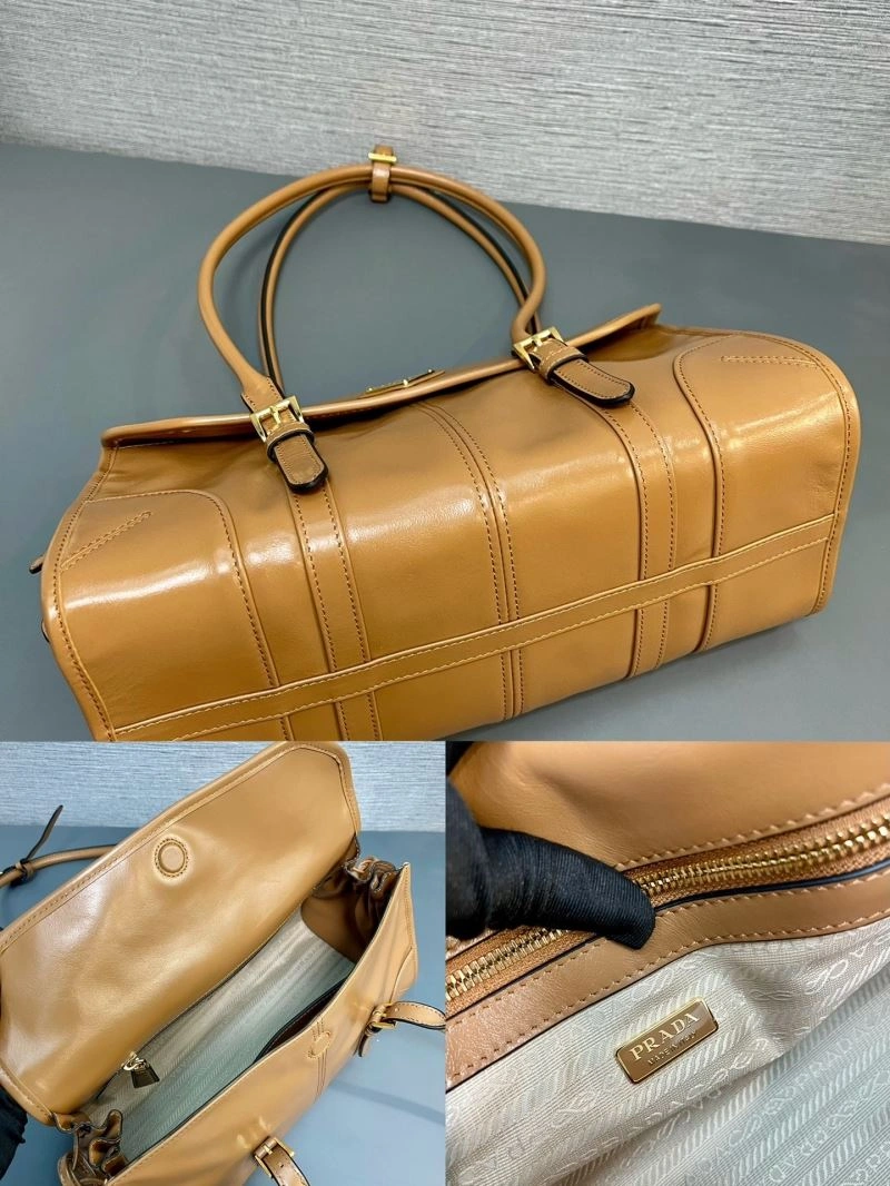 Brand-authenticated Prada Top Handle Bags