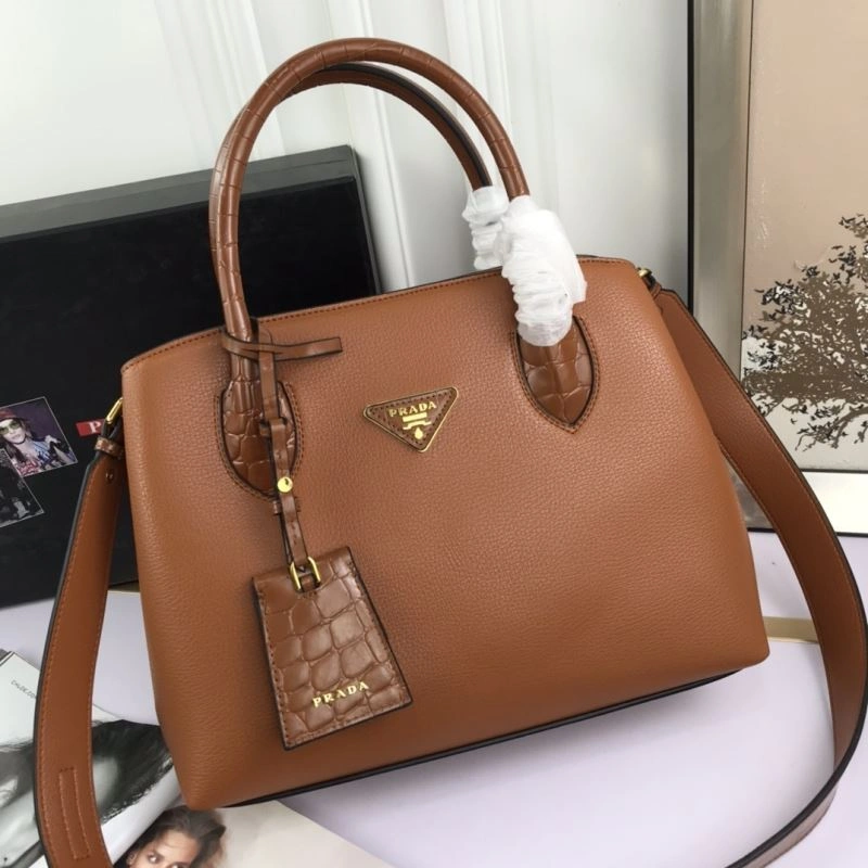 Indistinguishable Prada Top Handle Bags