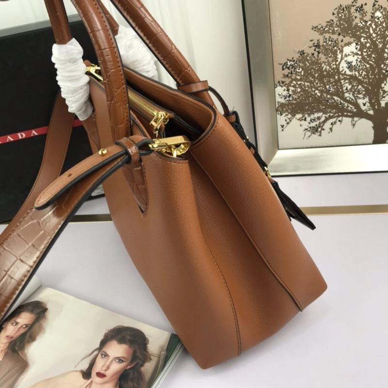 Indistinguishable Prada Top Handle Bags