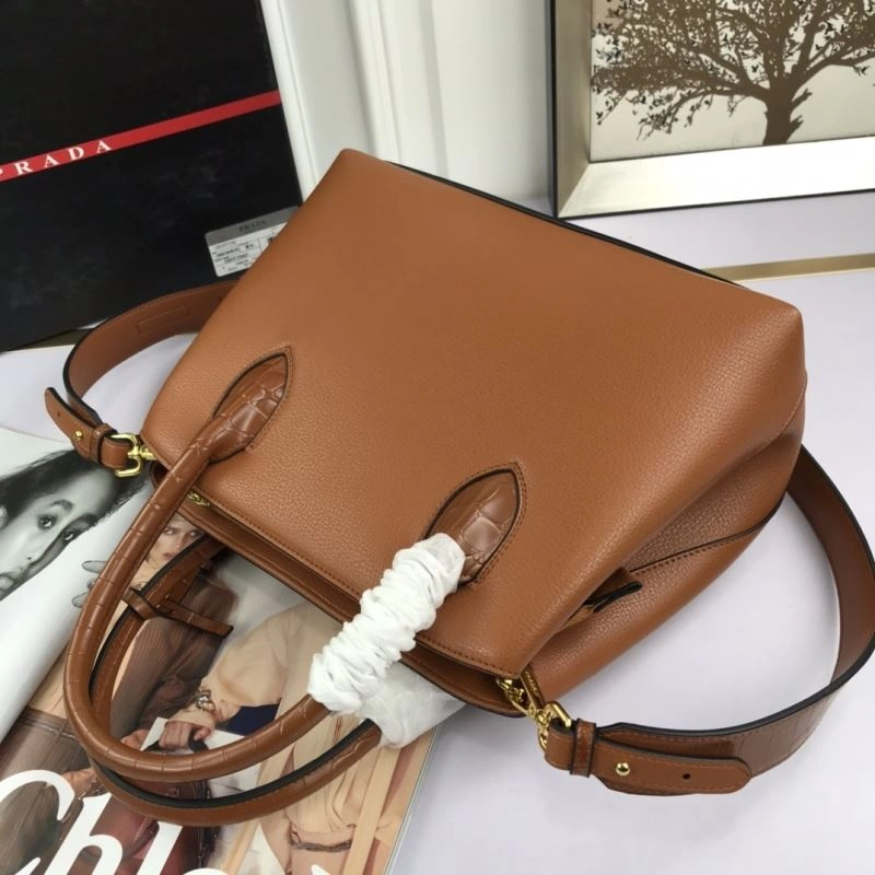 Indistinguishable Prada Top Handle Bags
