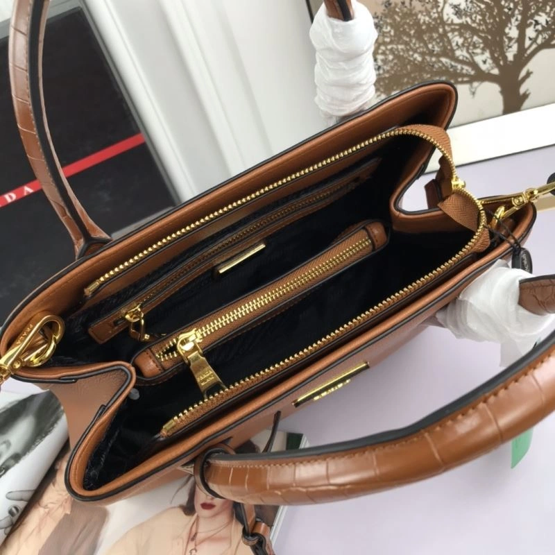 Indistinguishable Prada Top Handle Bags