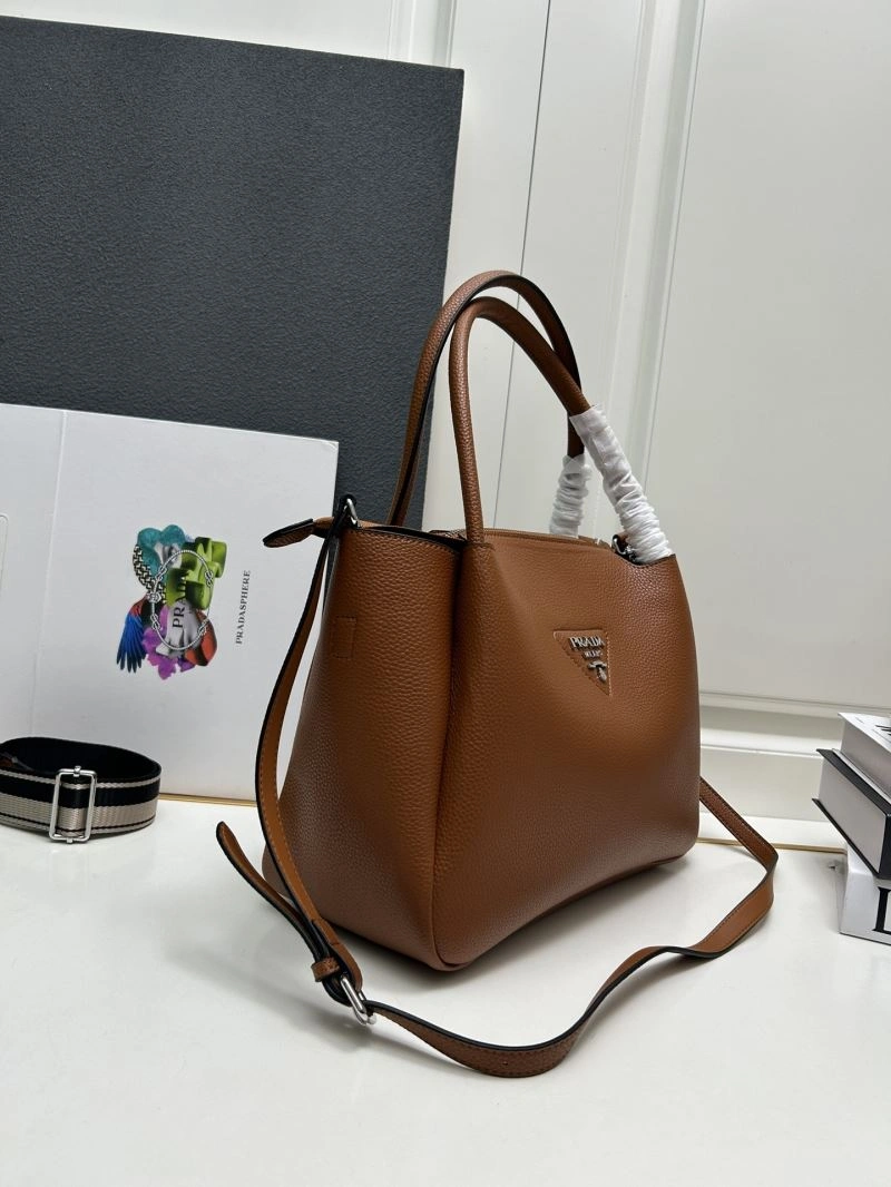Brand-authenticated Prada Top Handle Bags