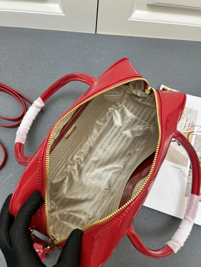 Brand-authenticated Prada Top Handle Bags
