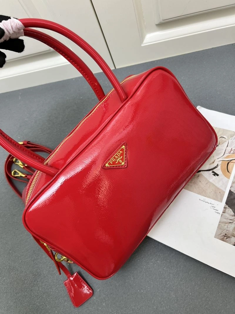 Brand-authenticated Prada Top Handle Bags