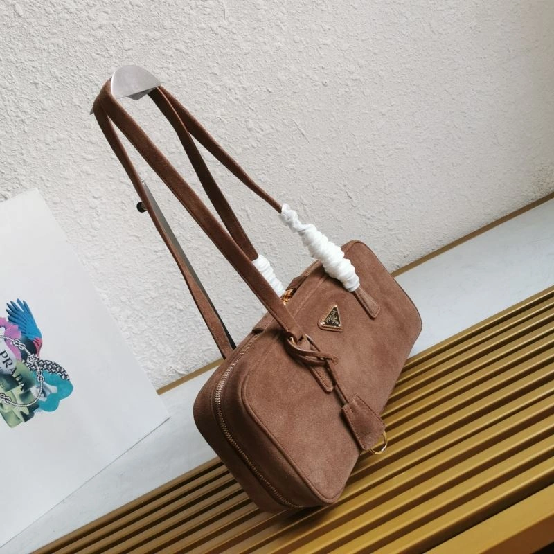 Brand-authenticated Prada Top Handle Bags