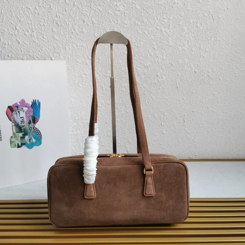 Brand-authenticated Prada Top Handle Bags