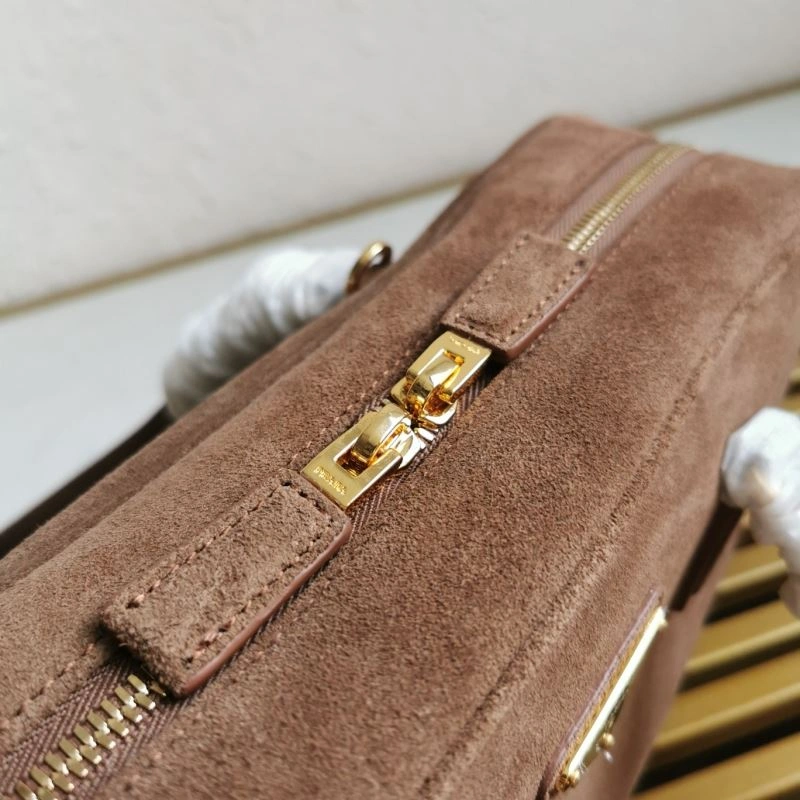 Brand-authenticated Prada Top Handle Bags