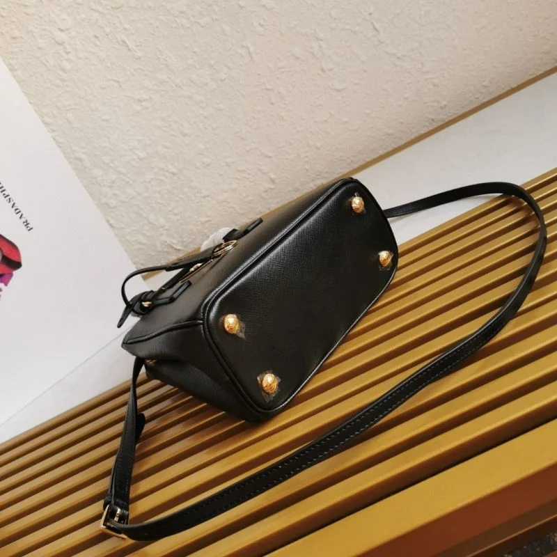 Brand-authenticated Prada Top Handle Bags