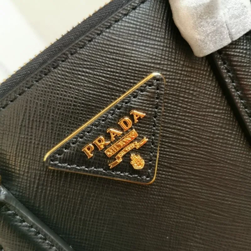 Brand-authenticated Prada Top Handle Bags