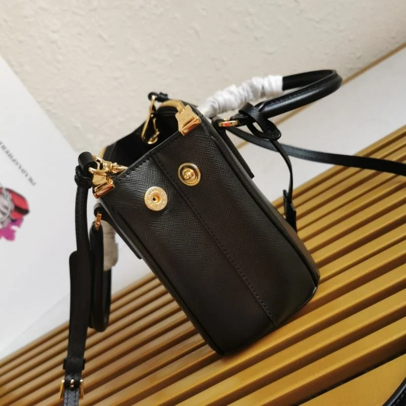 Brand-authenticated Prada Top Handle Bags
