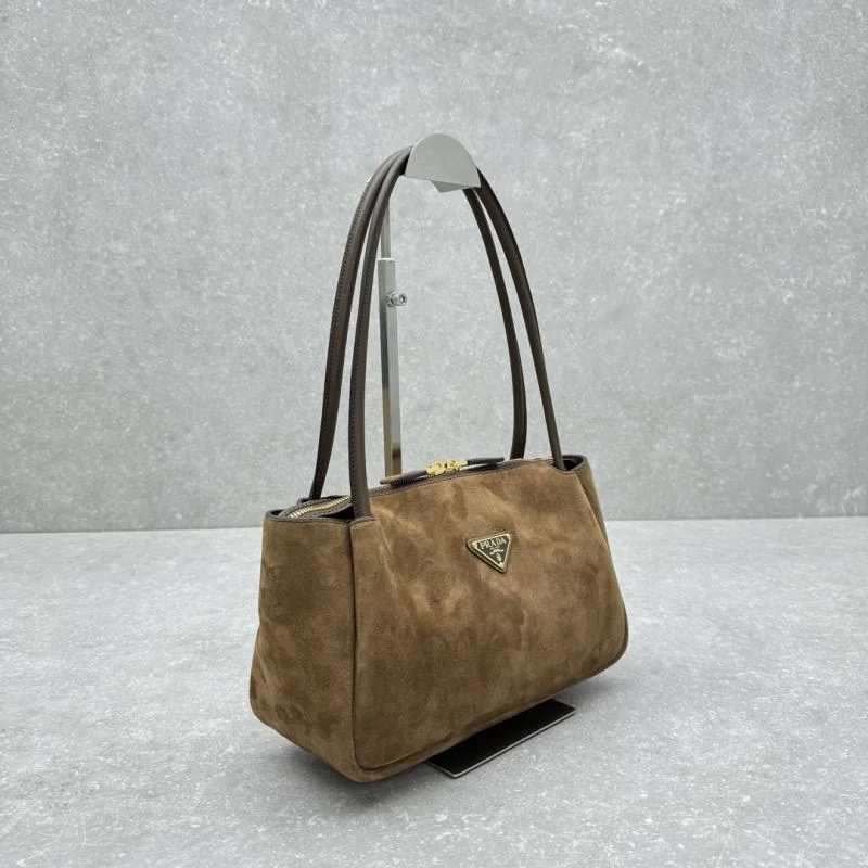 Brand-authenticated Prada Top Handle Bags