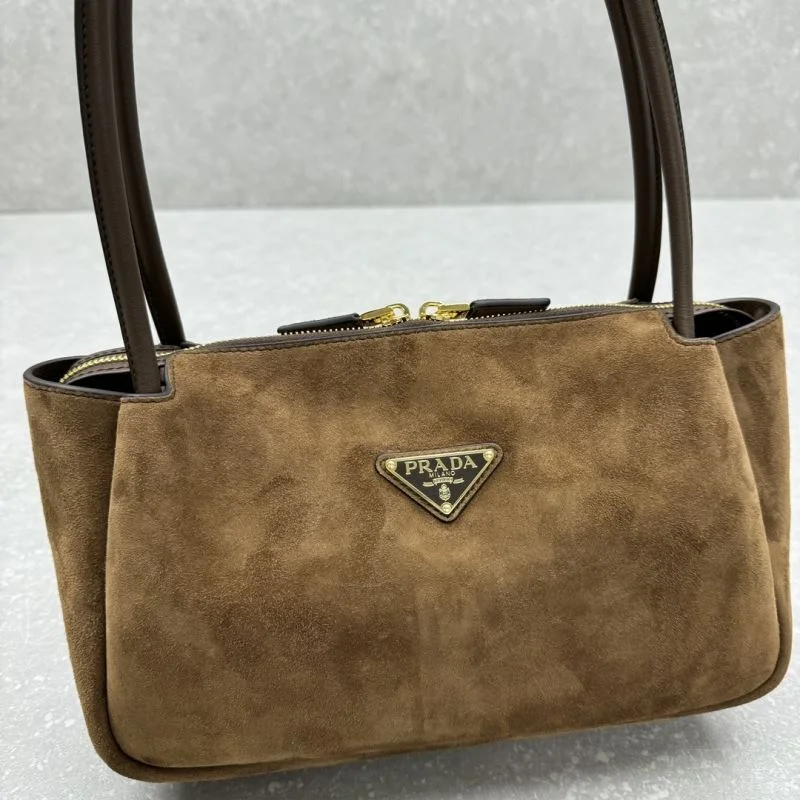 Brand-authenticated Prada Top Handle Bags