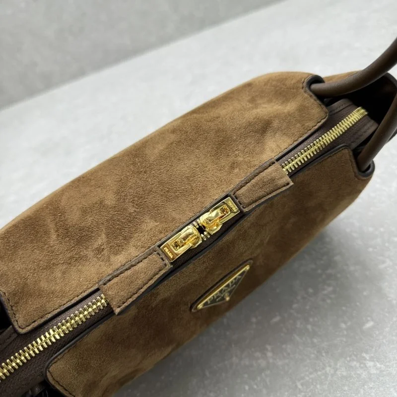 Brand-authenticated Prada Top Handle Bags