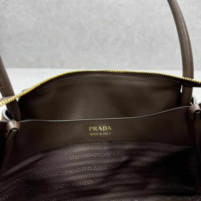 Brand-authenticated Prada Top Handle Bags