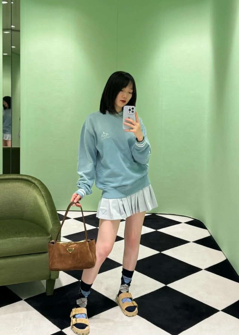 Brand-authenticated Prada Top Handle Bags