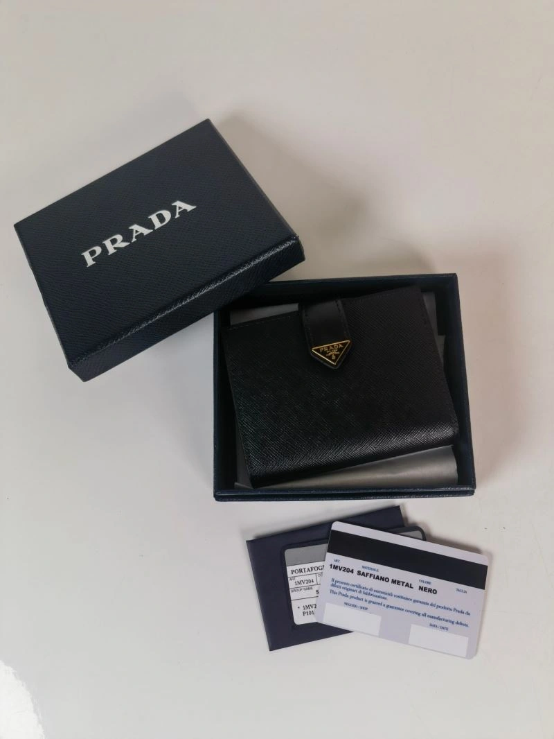 Brand-authenticated Prada Wallets Purse