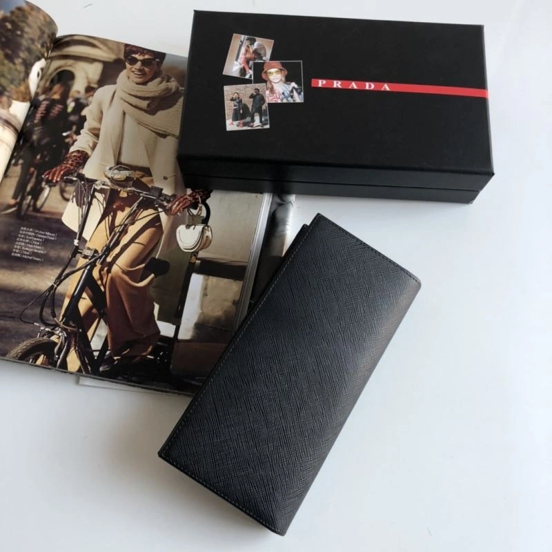 Brand-authenticated Prada Wallets Purse