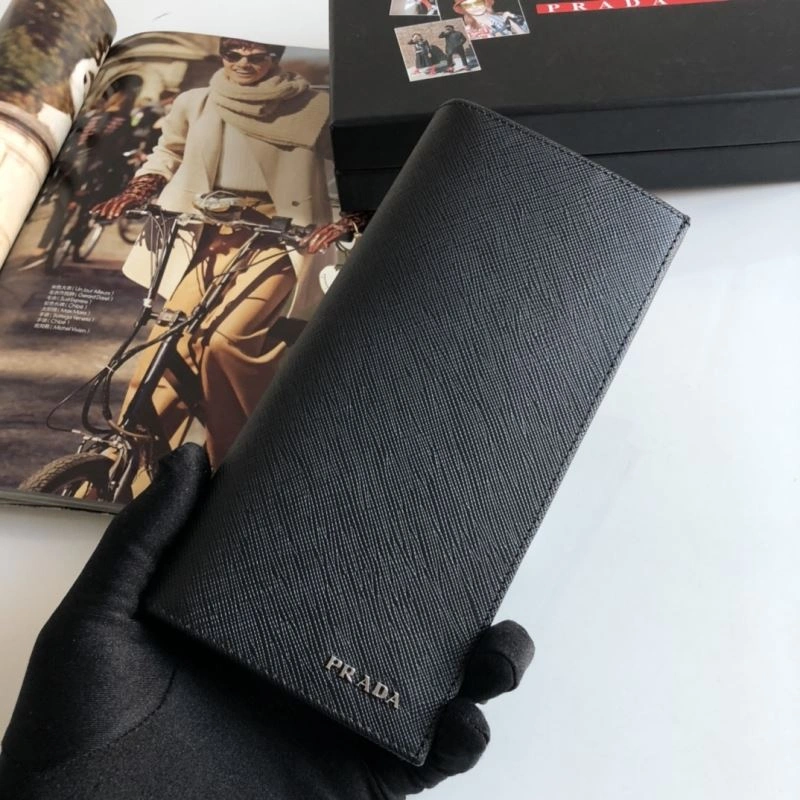 Brand-authenticated Prada Wallets Purse
