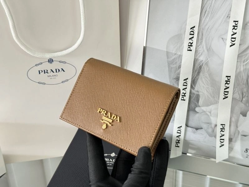Brand-authenticated Prada Wallets Purse