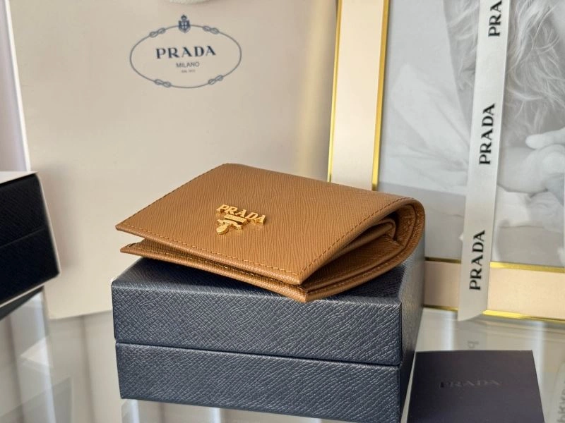 Brand-authenticated Prada Wallets Purse