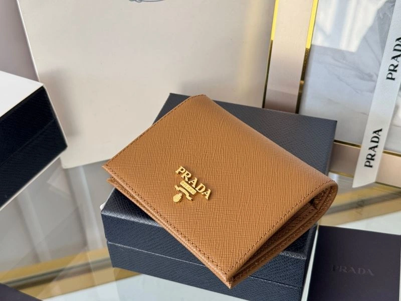 Brand-authenticated Prada Wallets Purse