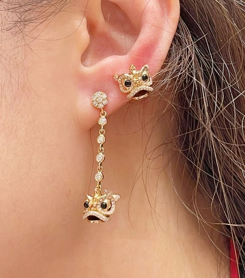 Qeelin Earrings