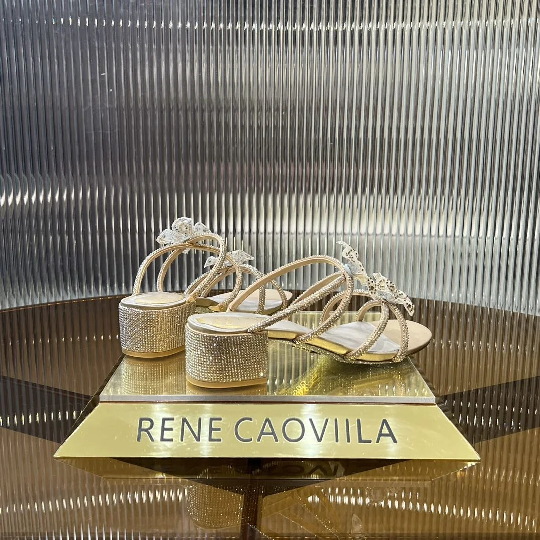 Brand-authenticated Rene Caovilla Sandals