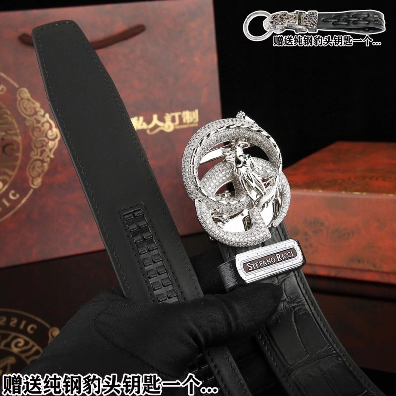 Brand-authenticated Stefano Ricci Belts