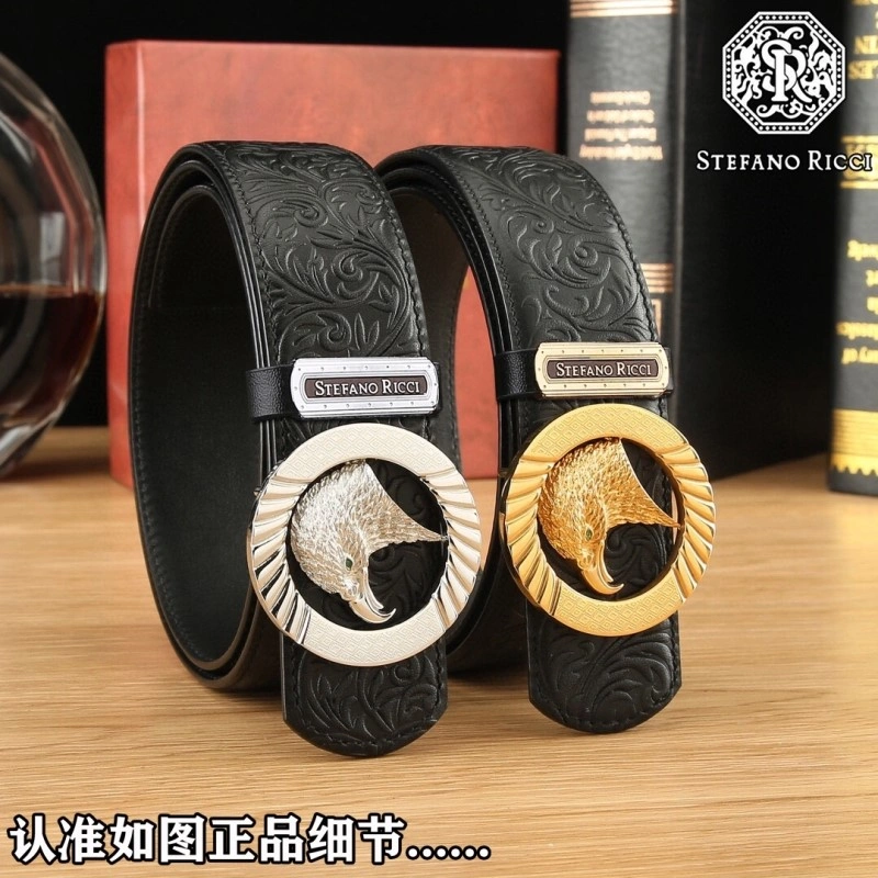 Accurate model Stefano Ricci Belts