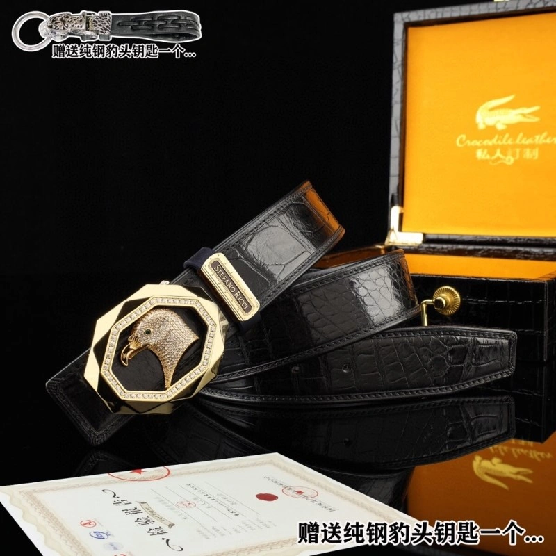 Accurate model Stefano Ricci Belts