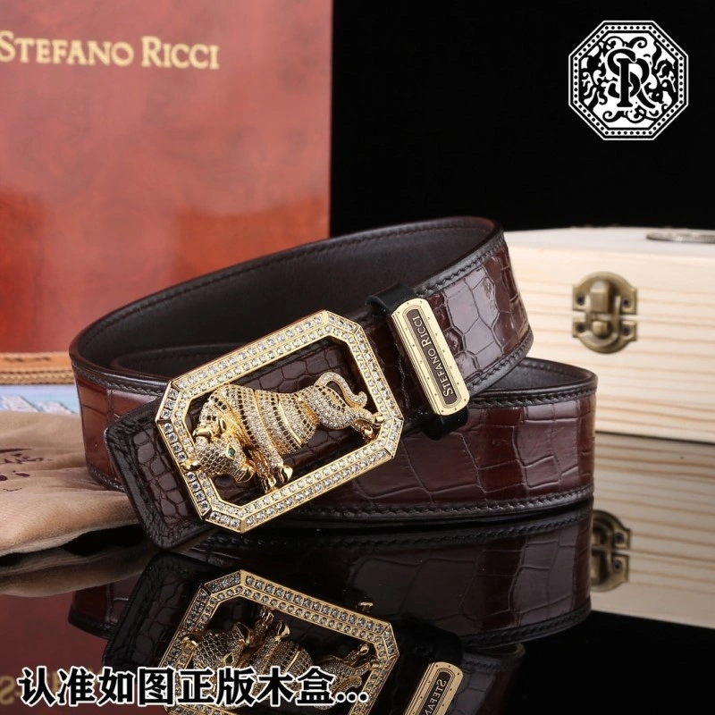 Accurate model Stefano Ricci Belts