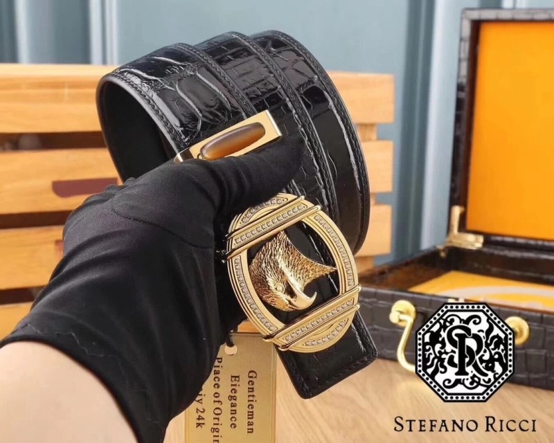 Brand-authenticated Stefano Ricci Belts