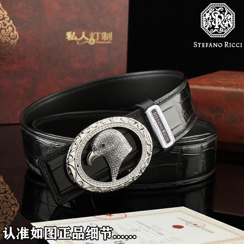 Accurate model Stefano Ricci Belts