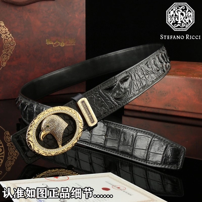Accurate model Stefano Ricci Belts