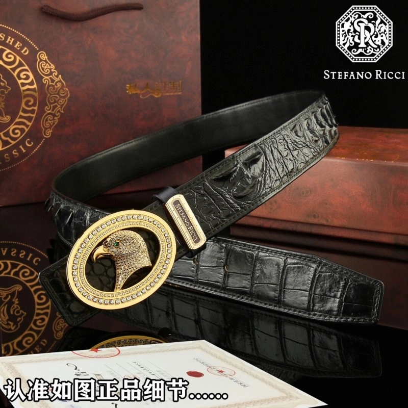 Accurate model Stefano Ricci Belts
