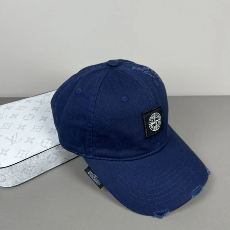 Brand-authenticated Stone Island Caps