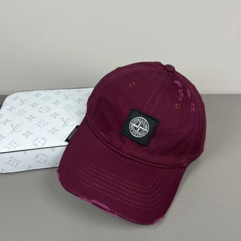 Brand-authenticated Stone Island Caps