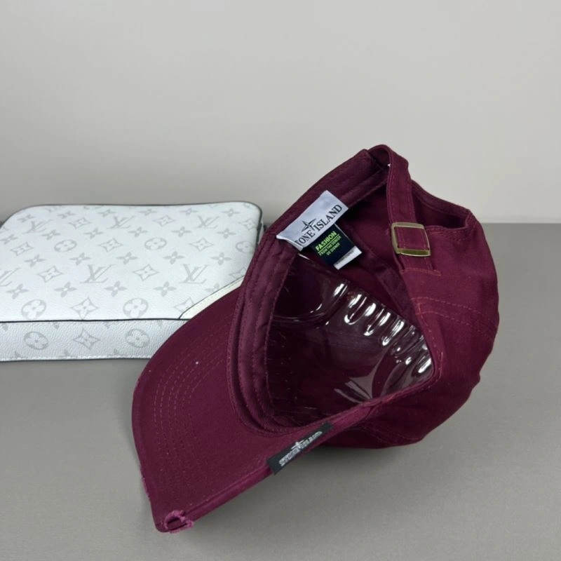 Brand-authenticated Stone Island Caps