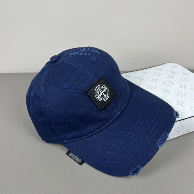 Brand-authenticated Stone Island Caps