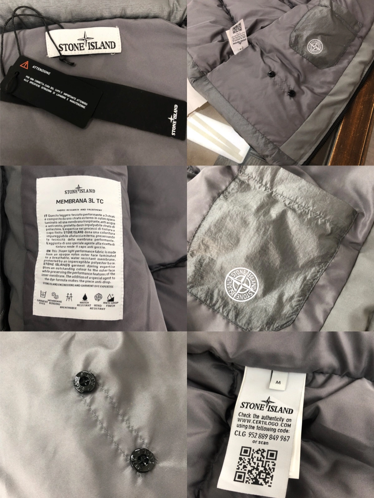 Authentic Stone Island Down Jackets