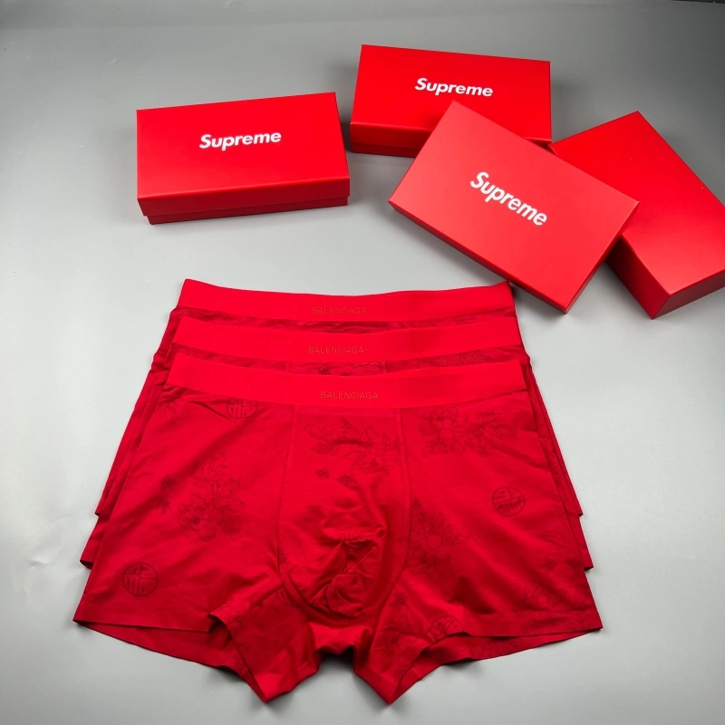 Brand-authenticated Supreme Underwear