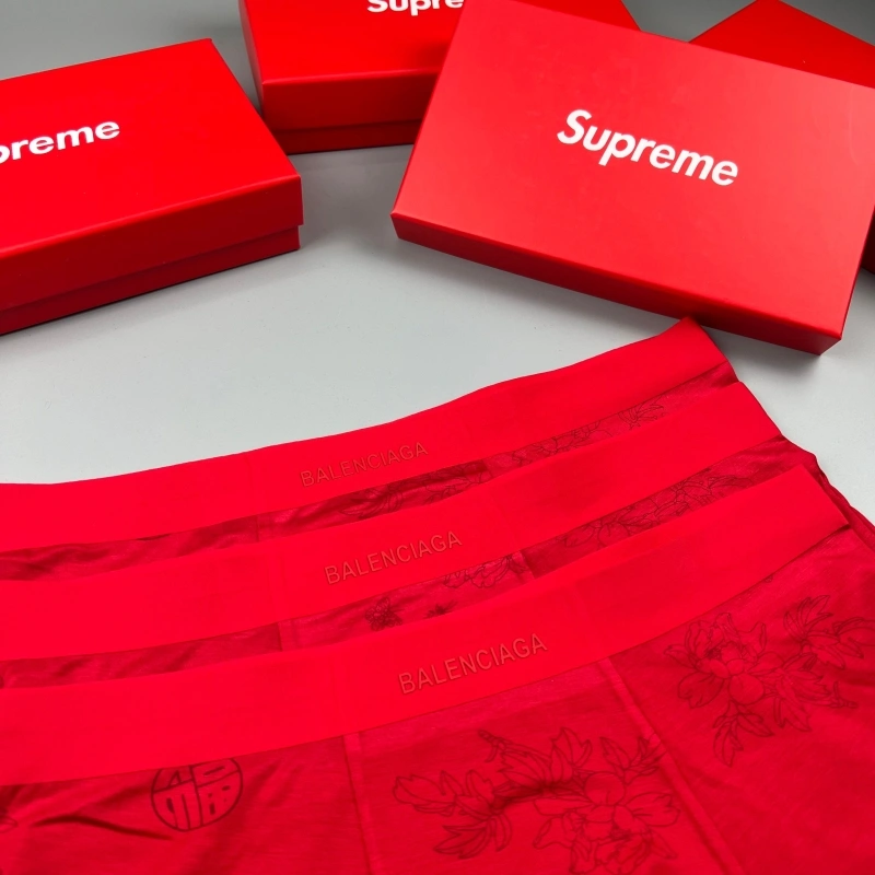 Brand-authenticated Supreme Underwear