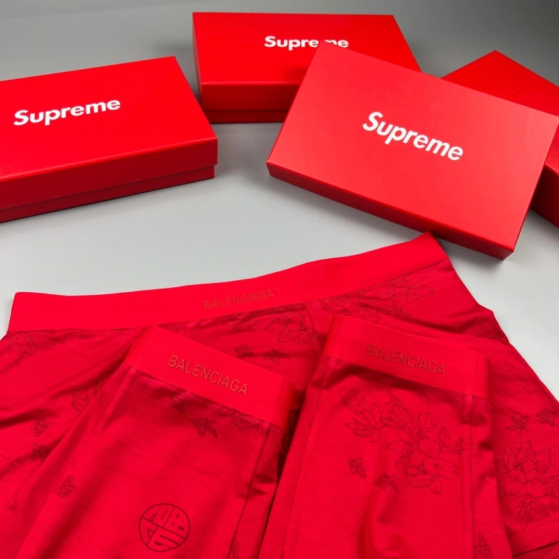 Brand-authenticated Supreme Underwear