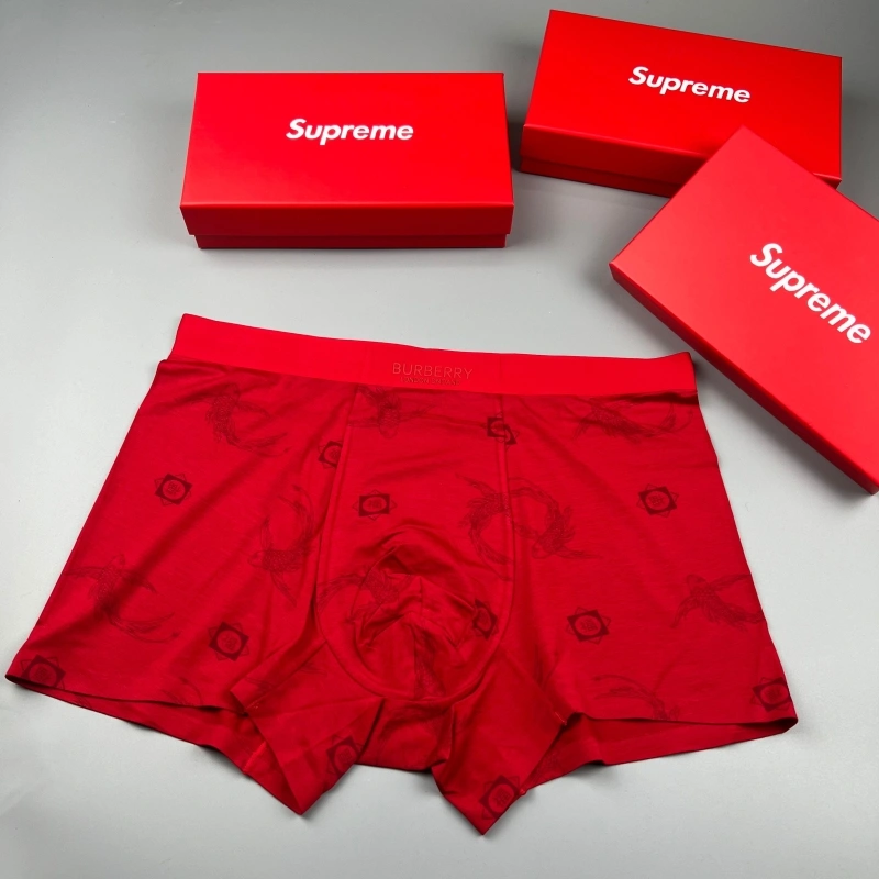 Brand-authenticated Supreme Underwear