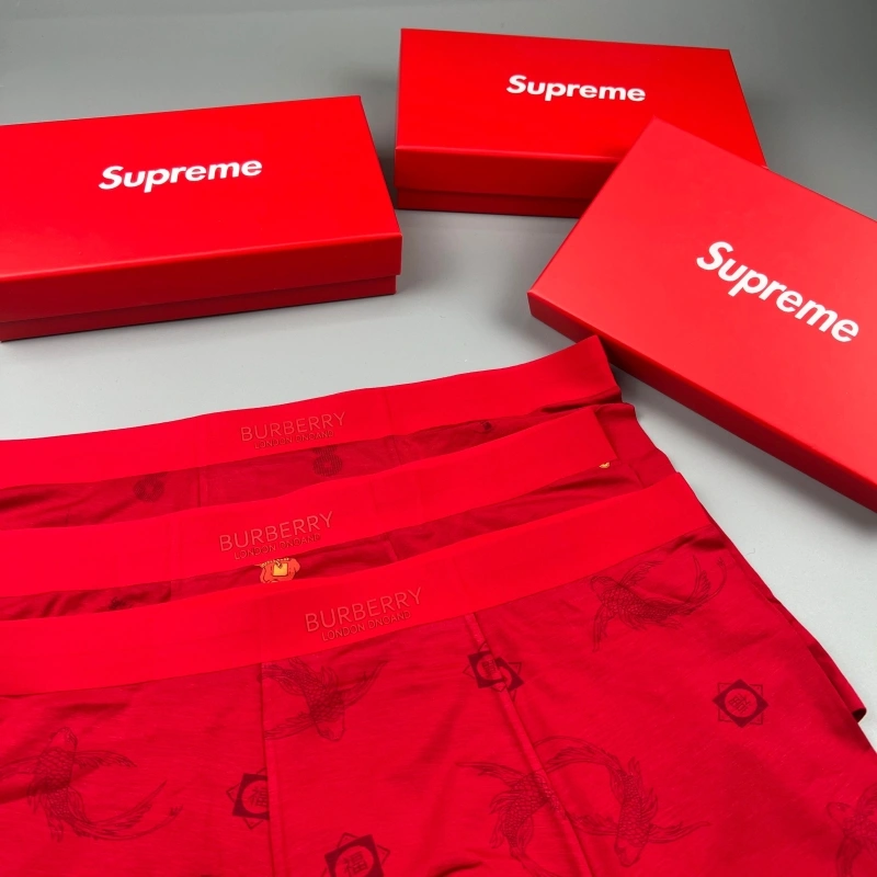 Brand-authenticated Supreme Underwear