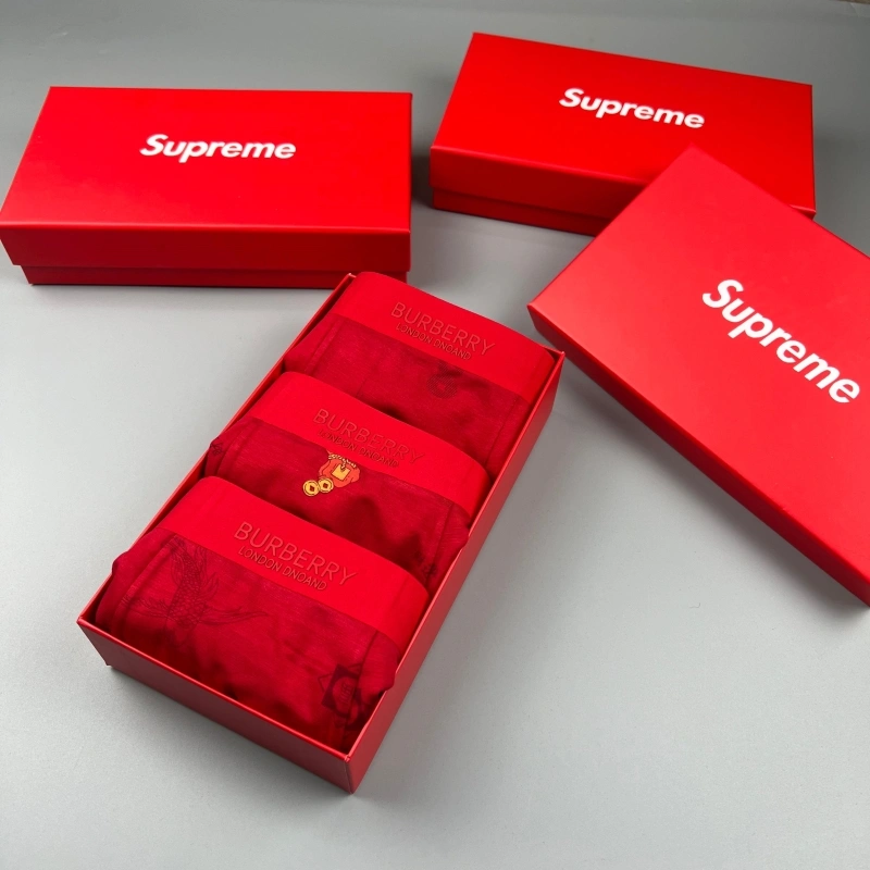 Brand-authenticated Supreme Underwear