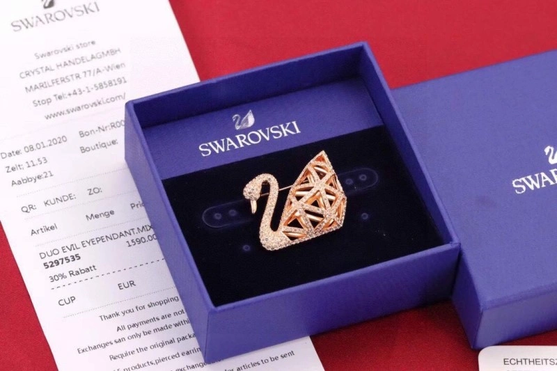 Top mirror Swarovski Brooches