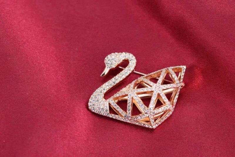 Top mirror Swarovski Brooches