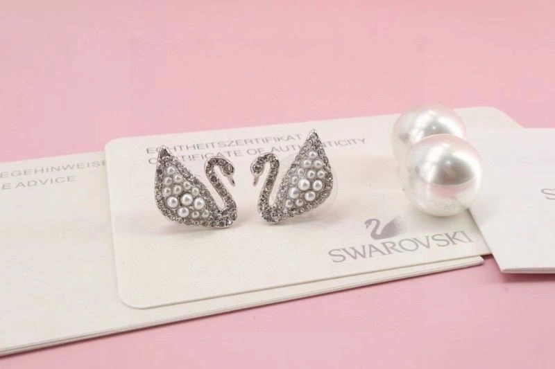 Top mirror Swarovski Earrings